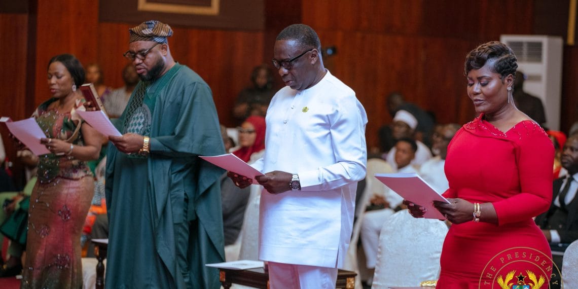 Affo-Toffey, Gyakye Quayson, two others sworn in as deputy ministers