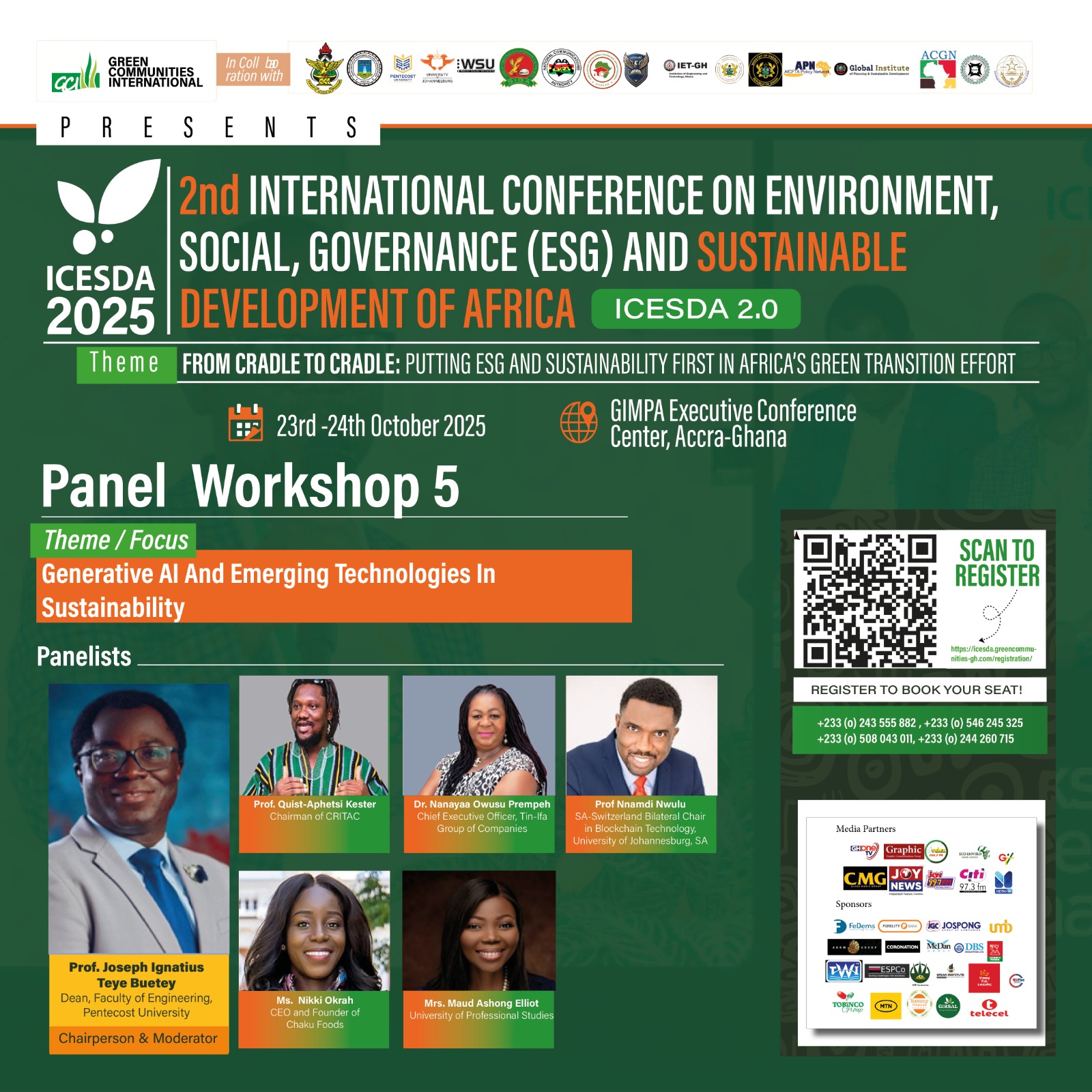 Launch of ICESDA 2025 slated for Wednesday, October 15 at GIMPA