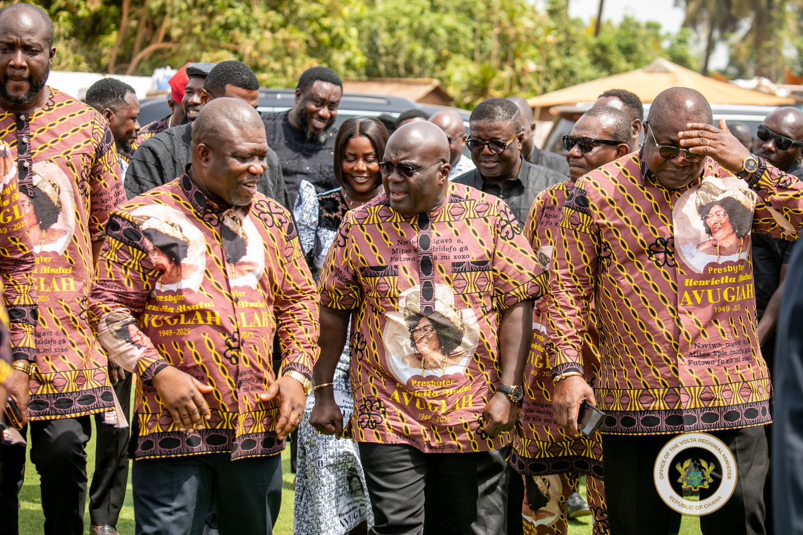 Chief of Staff supports Keta MP during late mother's funeral
